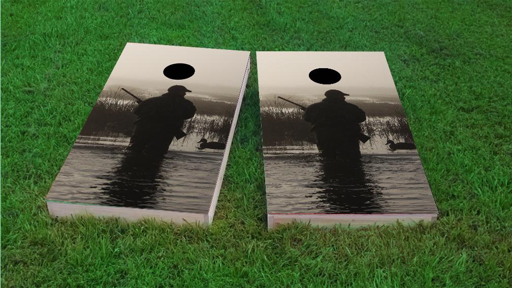 Hunting and Camouflage (Camo) Cornhole Board Designs