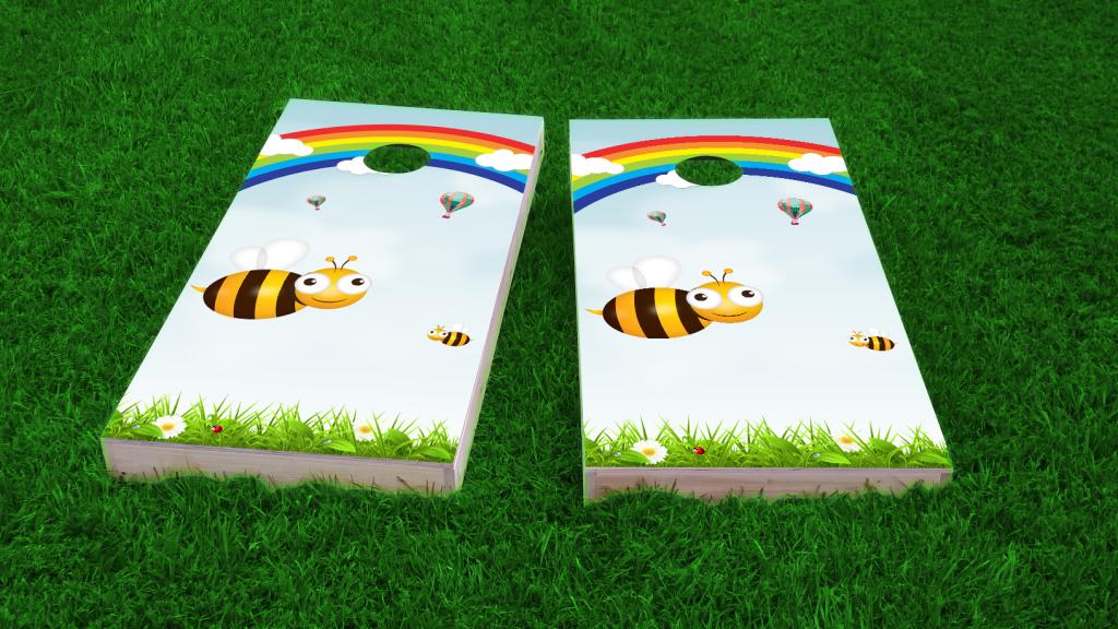 Kids and Birthday Party Themed Cornhole Board Game Sets