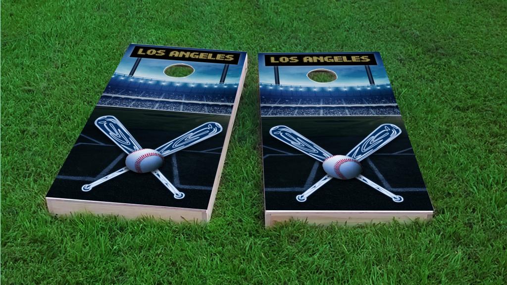 Baseball Themed Custom Cornhole Board Game Sets