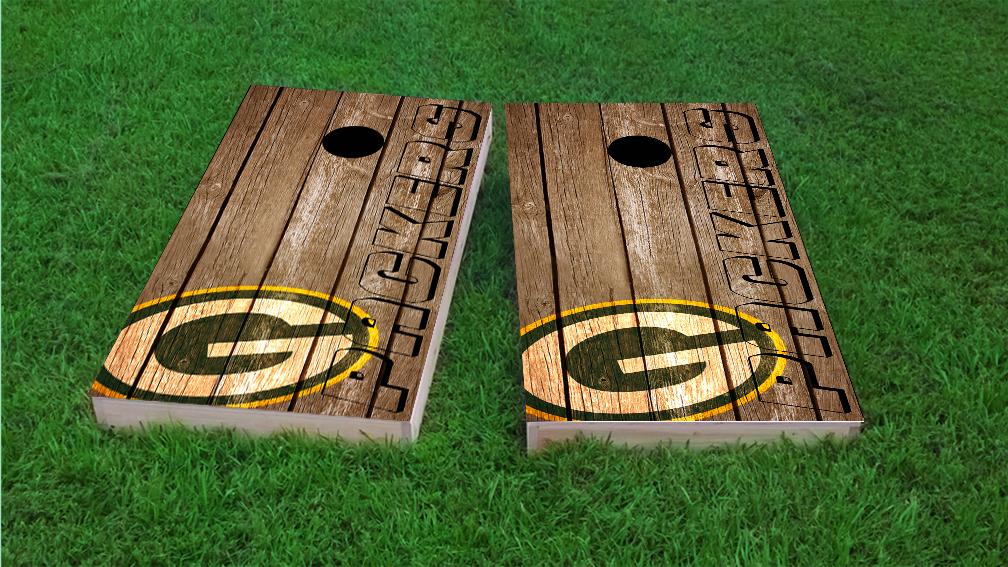 Football Themed Custom Cornhole Boards