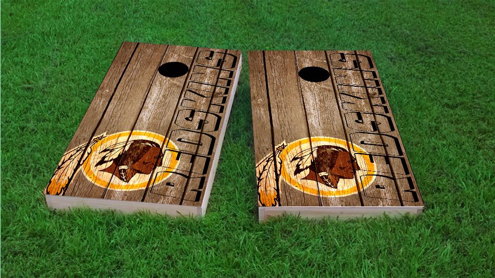 Football Themed Custom Cornhole Boards