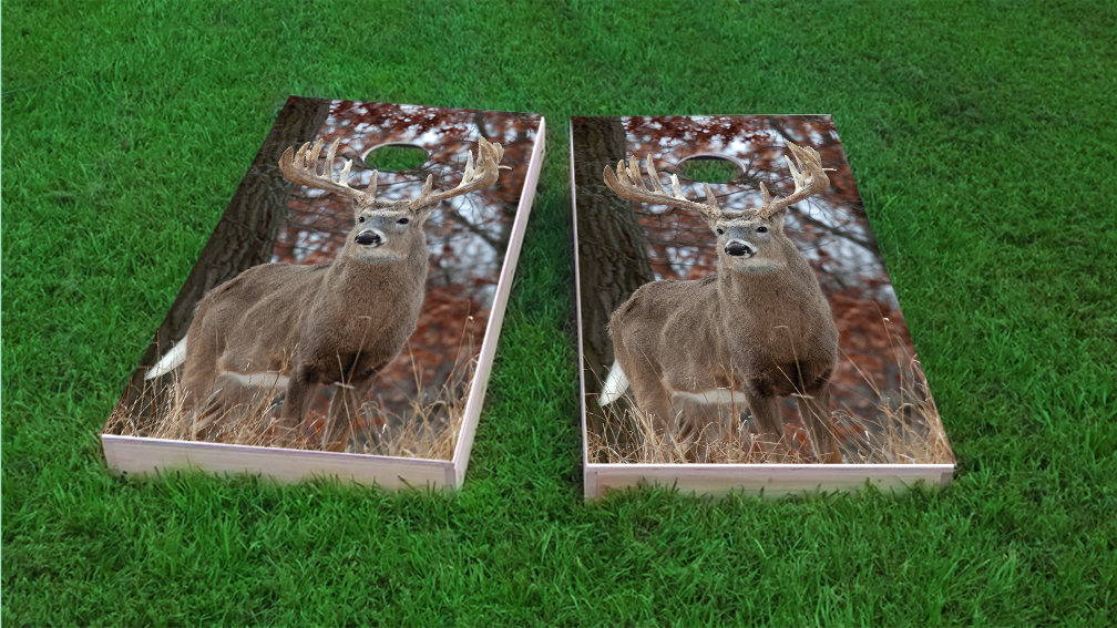 Hunting and Camouflage (Camo) Cornhole Board Designs