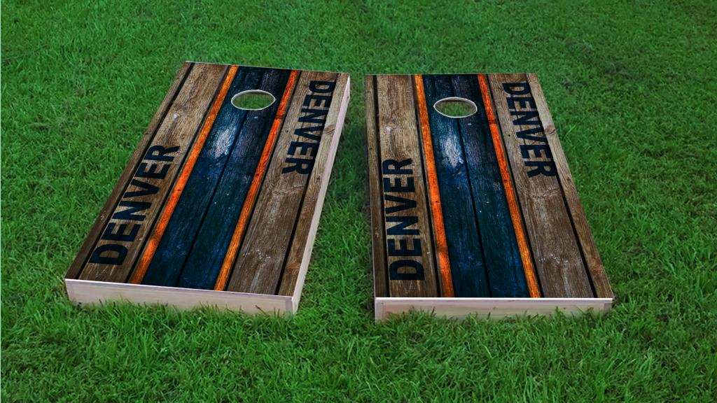 Different Types of Football Themed Custom Cornhole Boards